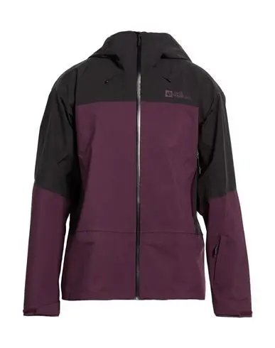 JACK WOLFSKIN Two-tone Hooded Zip-up Windbreaker Jacket