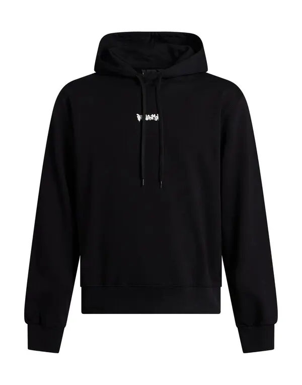 DISCLAIMER Cotton French Terry Hoodie - Black