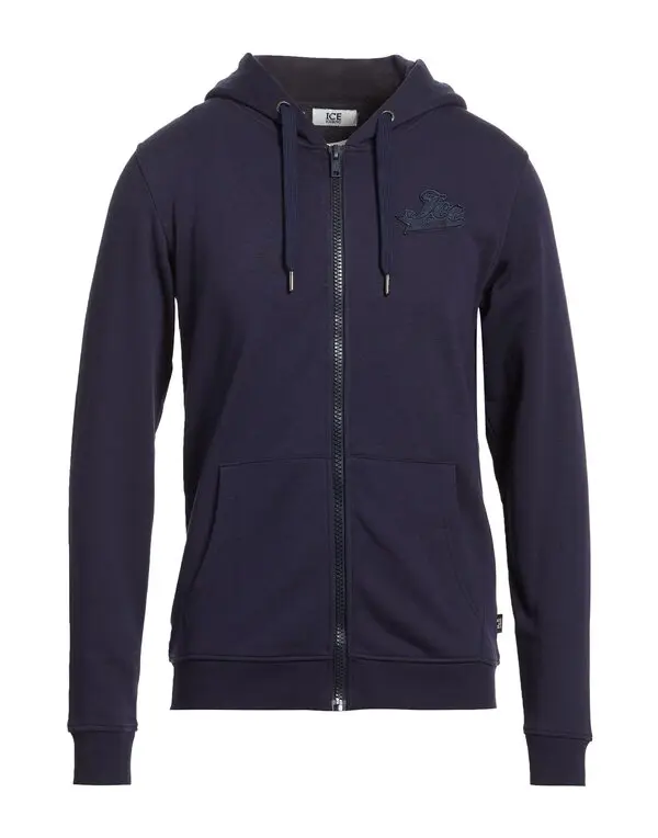 Iceberg Cotton French Terry Zip-up Hoodie