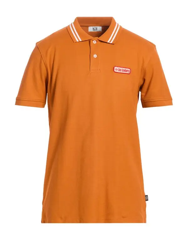 Iceberg Polo Shirt Size Cotton - Orange
