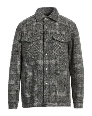 DEPARTMENT 5 Virgin Wool Tartan Jacket - Grey