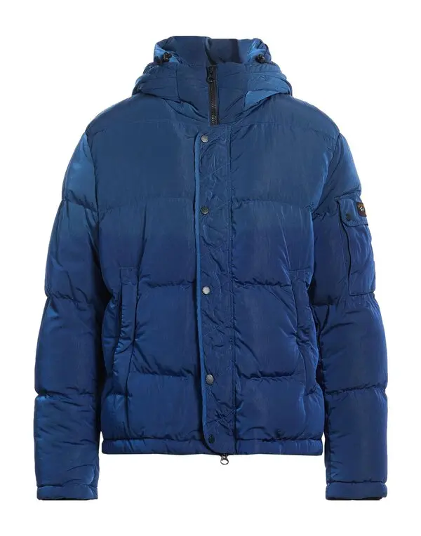 Paul & Shark Nylon Down Puffer Jacket - Blue