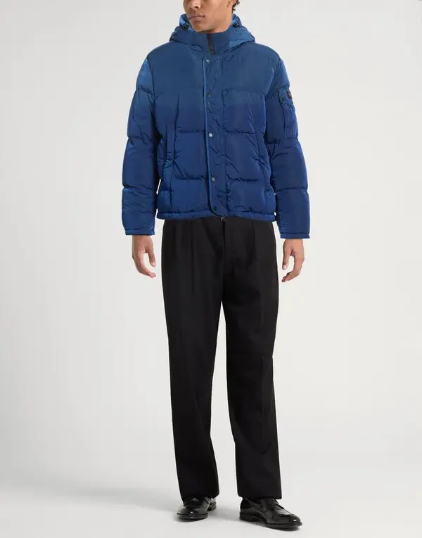 Paul & Shark Nylon Down Puffer Jacket - Blue