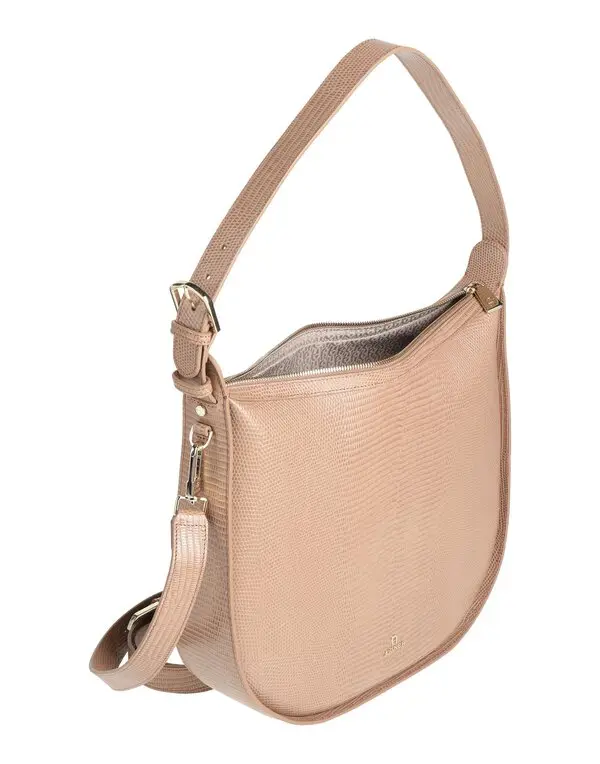 AIGNER Leather Hobo Bag - Light Brown