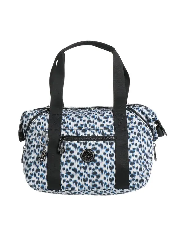 KIPLING Leopard-print Polyester Handbag With Logo Embellishment