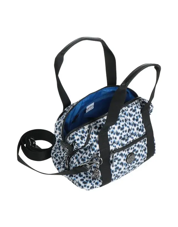 KIPLING Leopard-print Polyester Handbag With Logo Embellishment