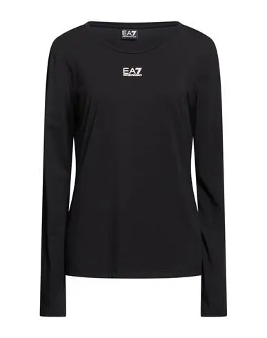 EA7 T-shirt Size Cotton, Modal, Elastane - Black