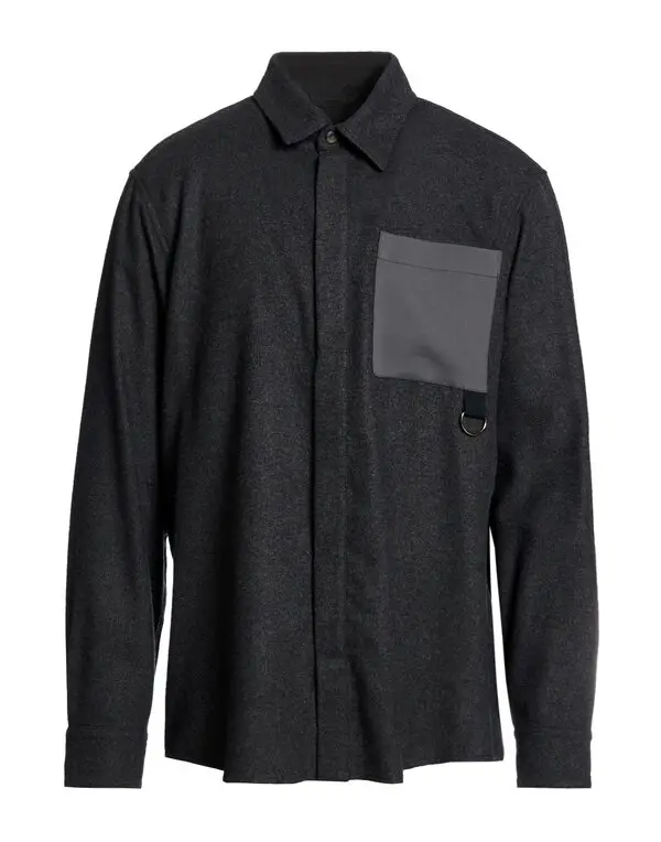 Iceberg Shirt Charcoal Size Cotton, Wool, Polyester
