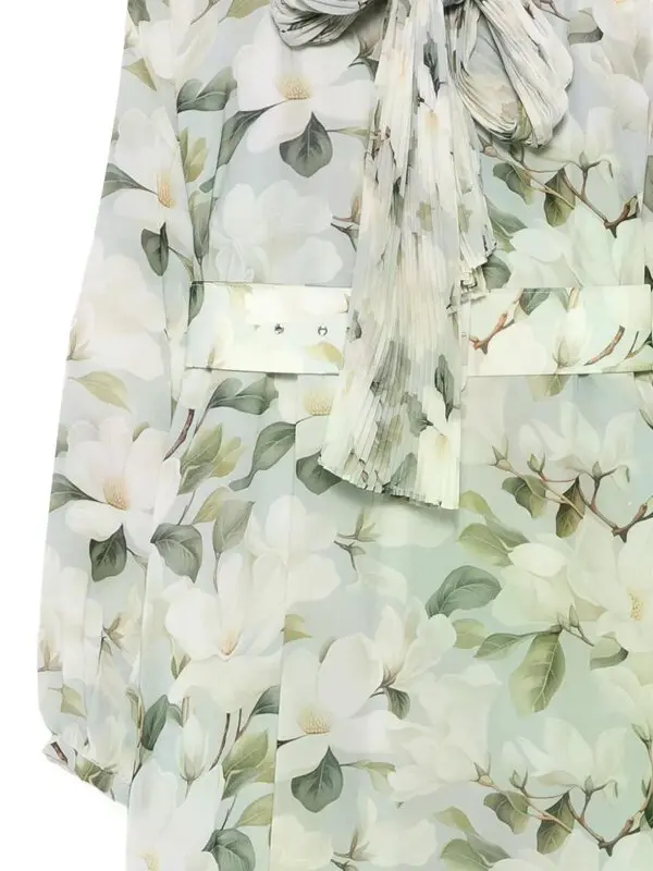 Vivetta Floral Print Pussy-bow Dress