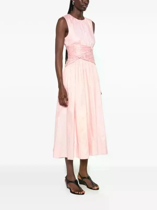 Aje Agatha Knot-detail Midi Dress