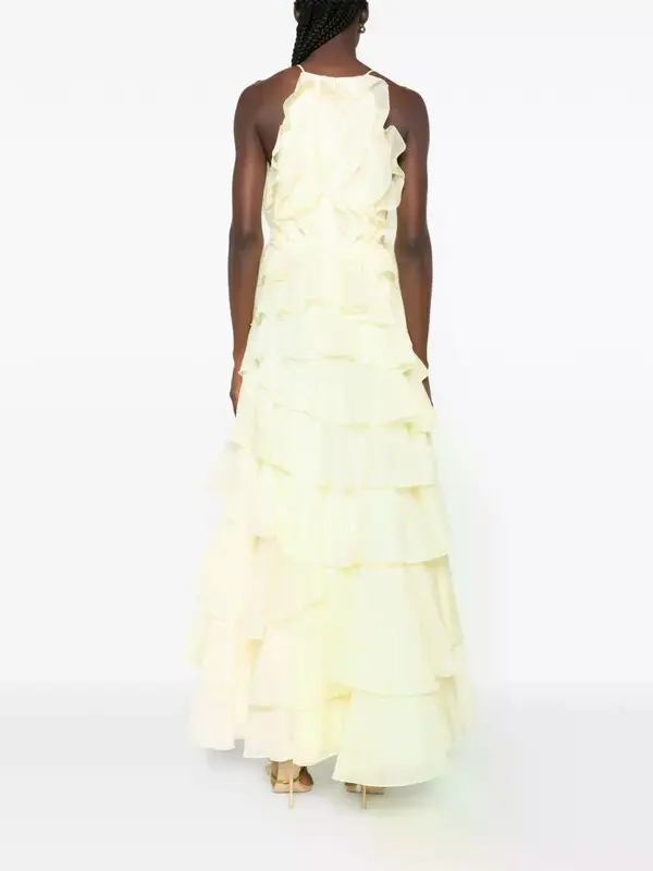 Aje Cleo Ruffled Maxi Dress