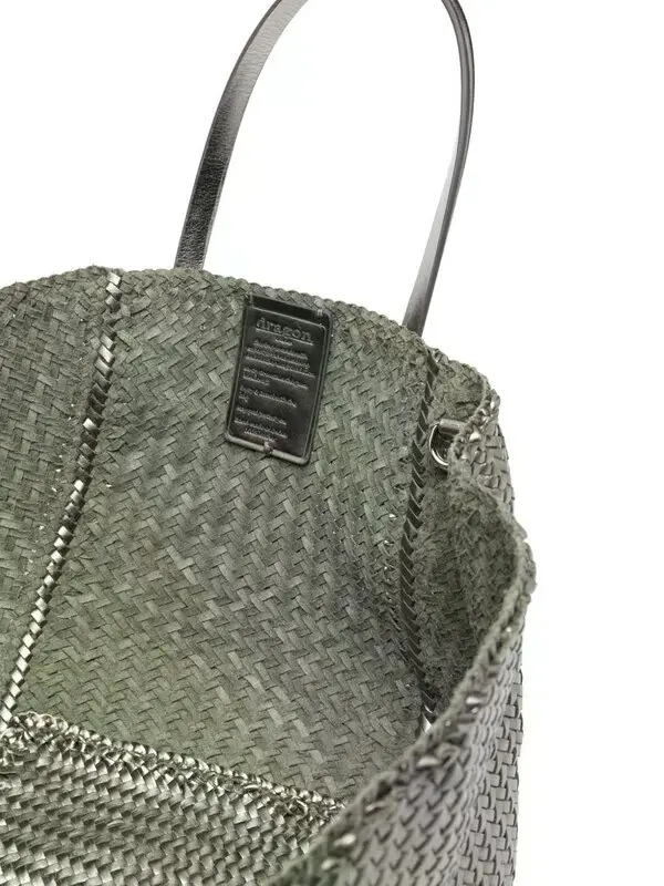 Dragon Diffusion Teresa Woven-leather Tote Bag