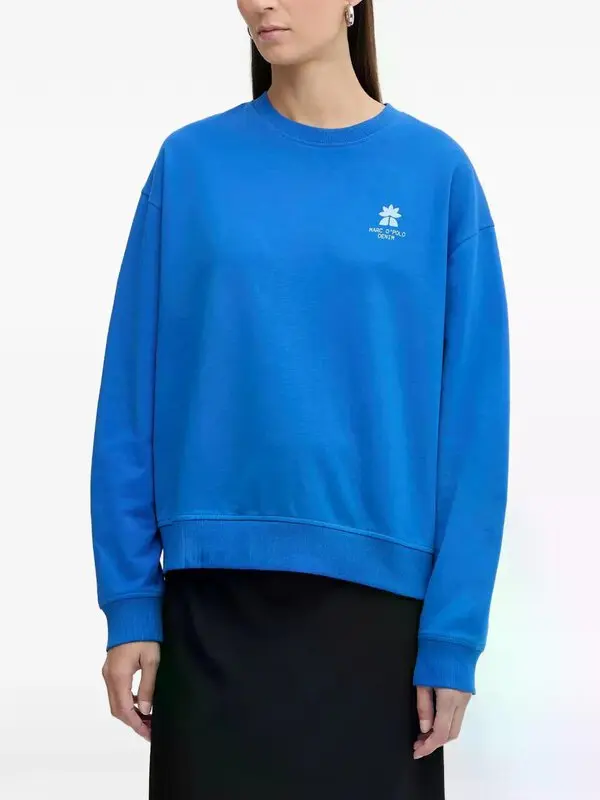 Marc O'polo Graphic Print Long Sleeve Sweatshirt - Blue