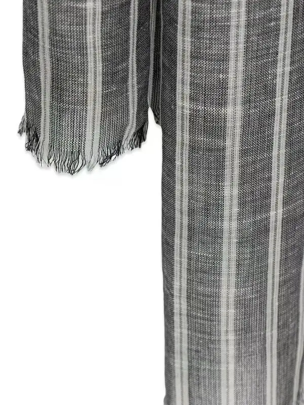 Marc O'polo Striped Frayed-edge Scarf