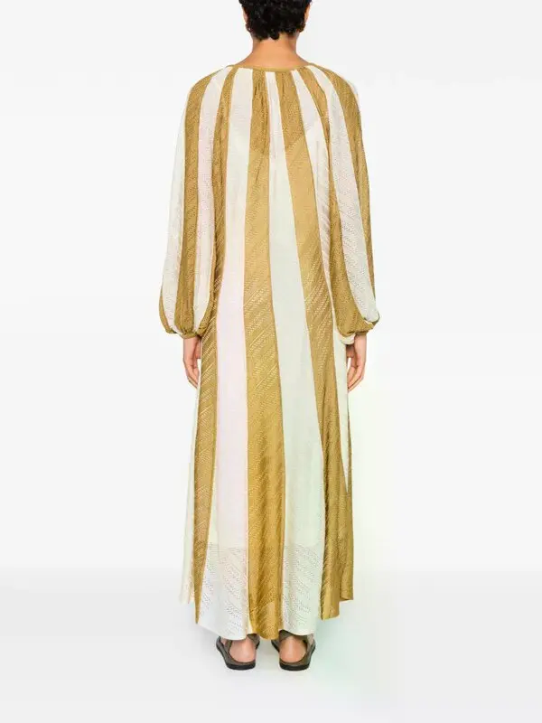 Zimmermann Mahon Splice Long-sleeve Maxi Dress