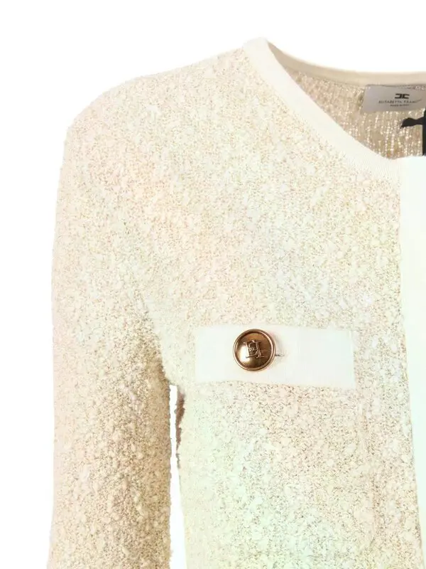 Elisabetta Franchi Open-knit Midi Dress