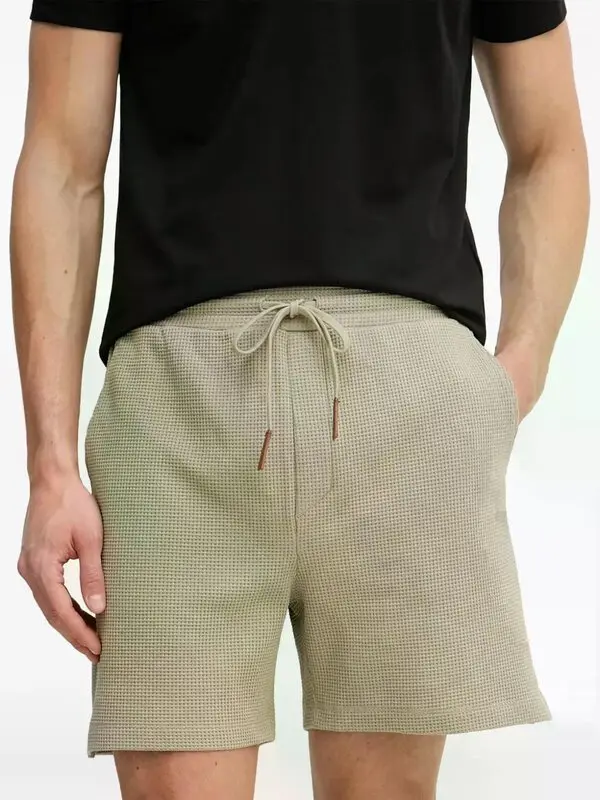TRUSSARDI Waffle-knit Drawstring Shorts
