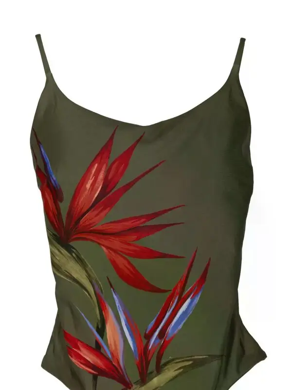 Farm Rio Floral Print Swimsuit