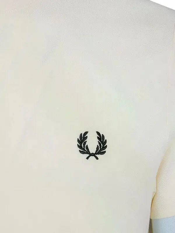 Fred Perry Laurel Wreath Tipped-cuff T-shirt