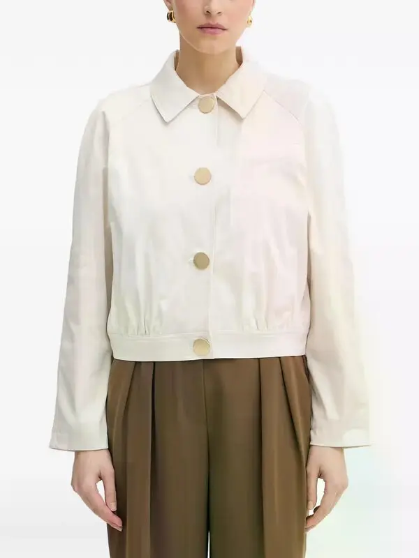 Armani Exchange Raglan Sleeve Button-up Jacket