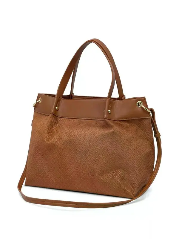 Armani Exchange Monogram Logo Detail Tote Bag