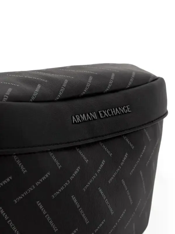 Armani Exchange All-over Logo Print Belt Bag