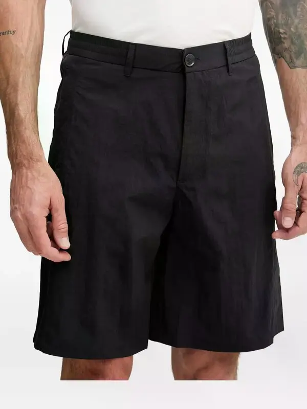 Armani Exchange Logo Plaque Elasticated Waistband Shorts