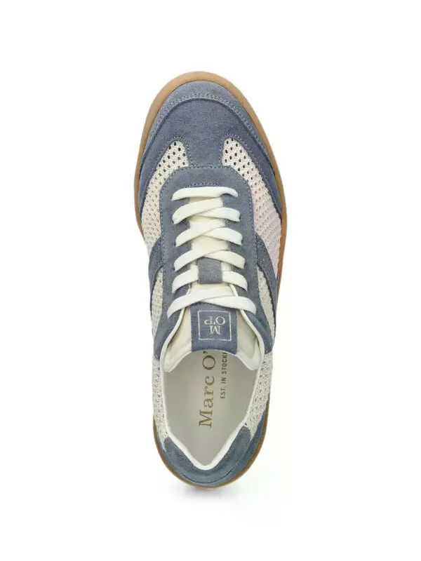 Marc O'polo Suede-panelled Mesh Sneakers