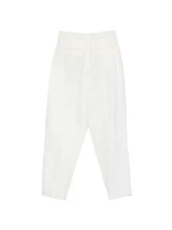 PT TORINO Pleated Cropped Trousers
