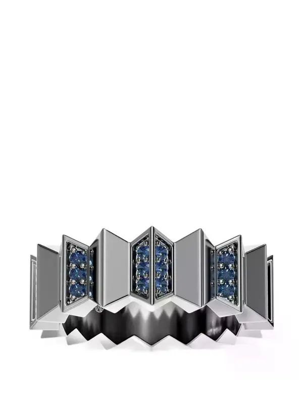 APM MONACO Crystal-embellished Ring - Grey