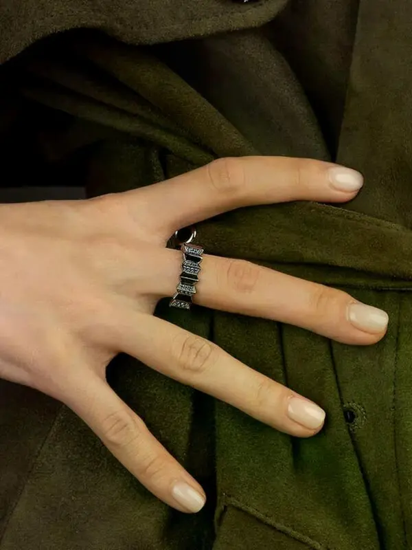 APM MONACO Crystal-embellished Ring