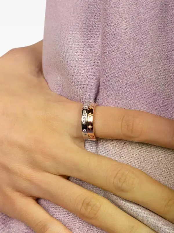 APM MONACO Duo Morse "toi Et Moi" Star Ring