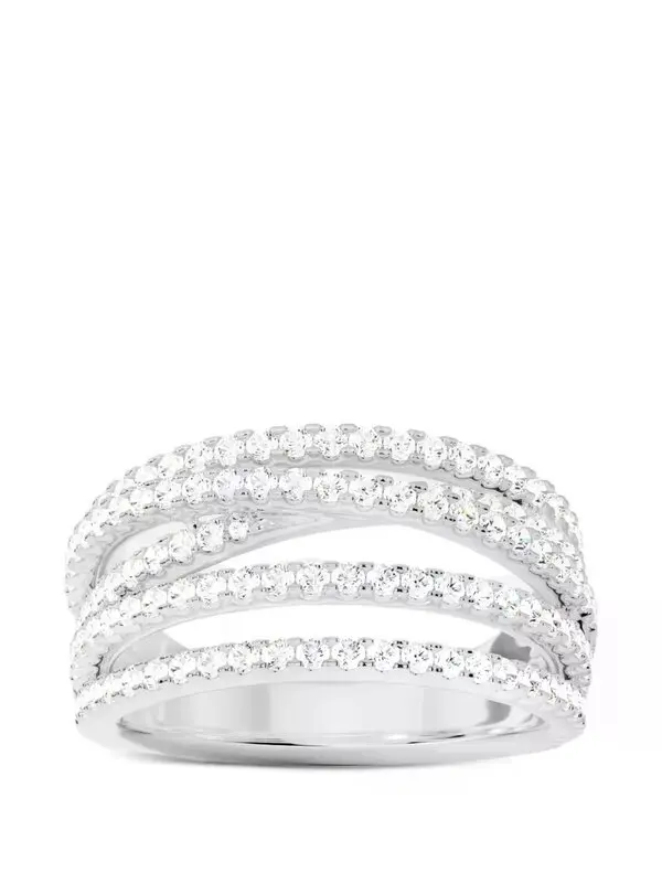 APM MONACO Promesse 5-hoop Cubic Zirconia Ring - White