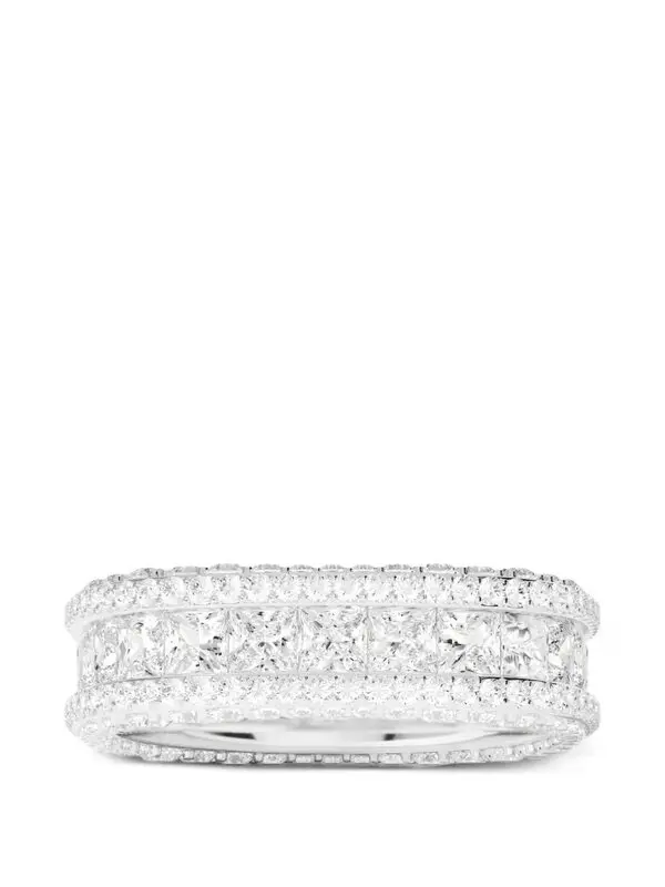 APM MONACO Monaco Pavé Ring - Silver