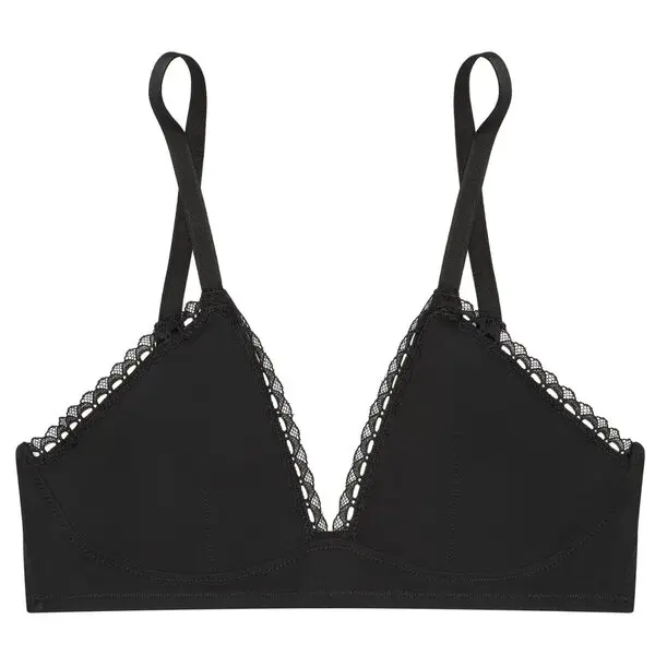 VERDANT INTIMATES Modal Air Triangle Bra - Black