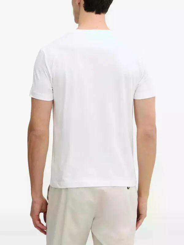 TRUSSARDI Logo-embroidered Pocket T-shirt