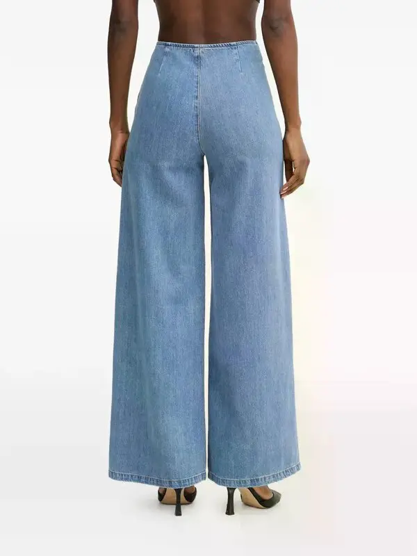 SIMONA CORSELLINI Button-embellished Jeans