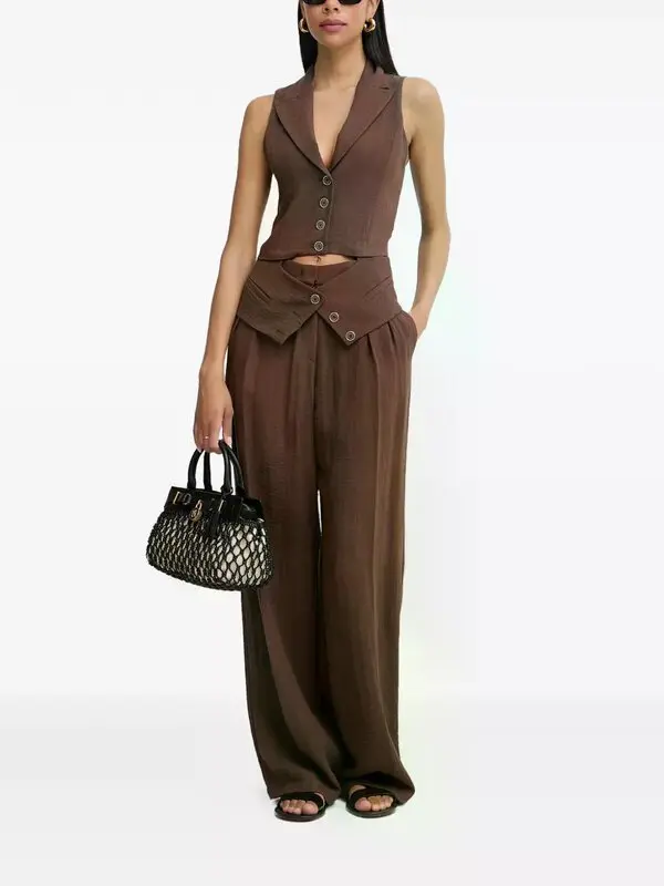 SIMONA CORSELLINI Peaked Lapel Vest