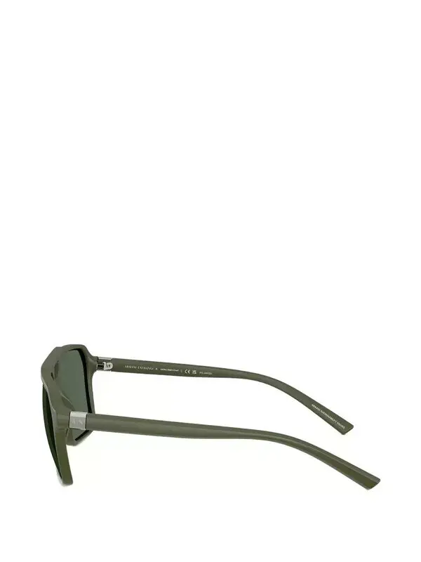 Armani Exchange Double-bridge Pilot Sunglasses