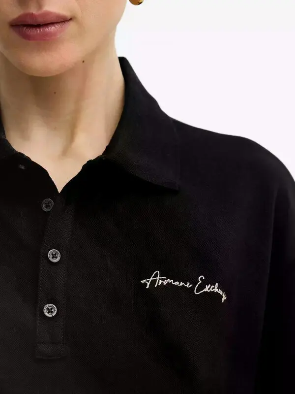 Armani Exchange Embroidered Logo Polo Shirt