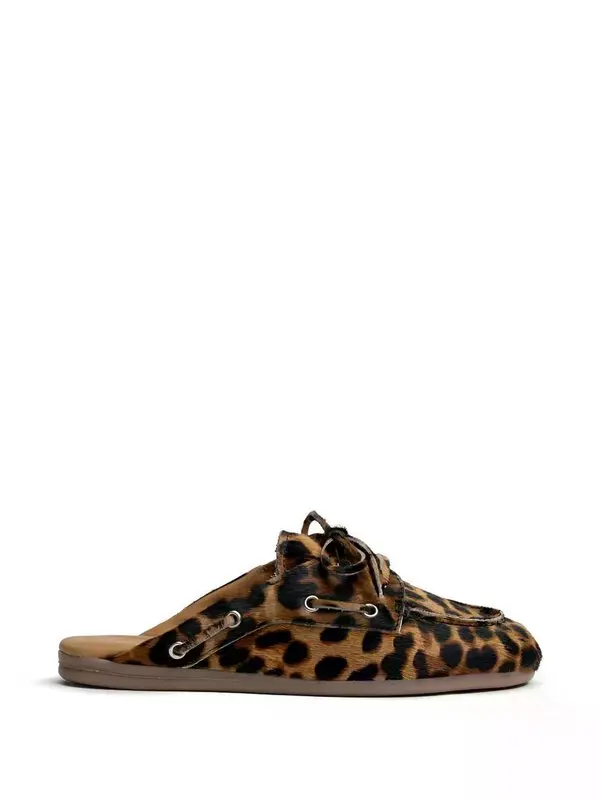 POSA Leopard-print Mules