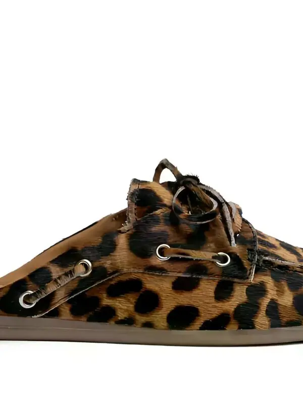 POSA Leopard-print Mules