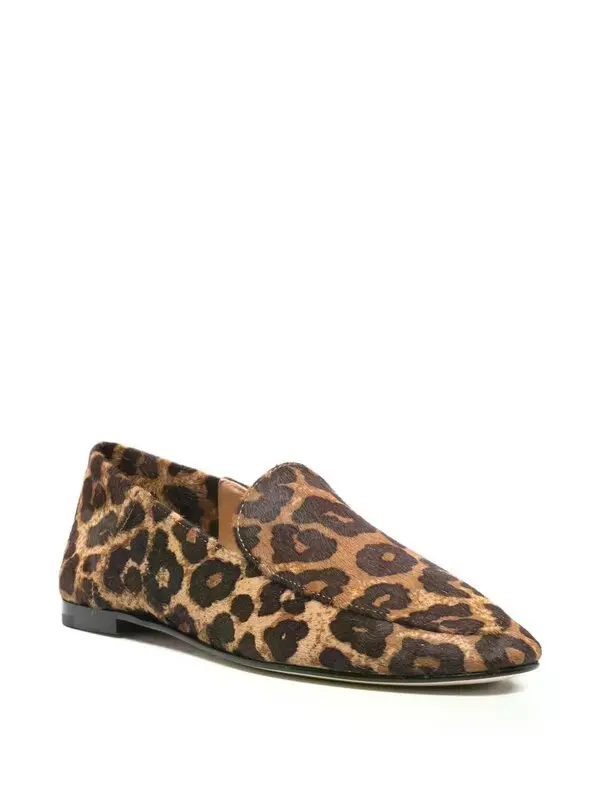 Dear Frances Animal Print Loafers