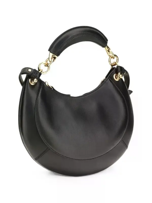 Chloé Marcie Logo-print Shoulder Bag - Black