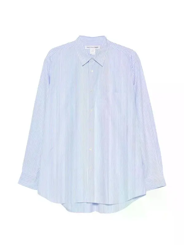 Comme Des Garçons Striped Shirt - Blue