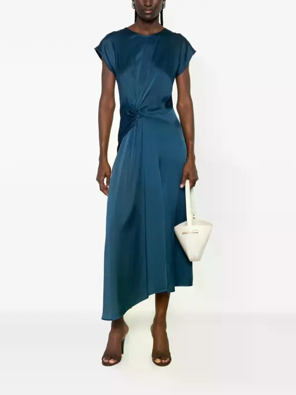 Victoria Beckham Midi Aria Twist-detail Dress