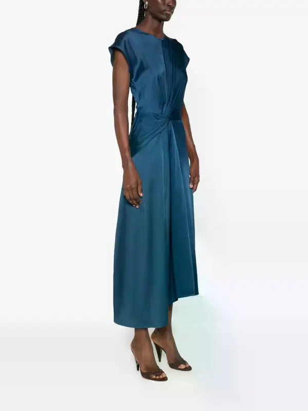 Victoria Beckham Midi Aria Twist-detail Dress