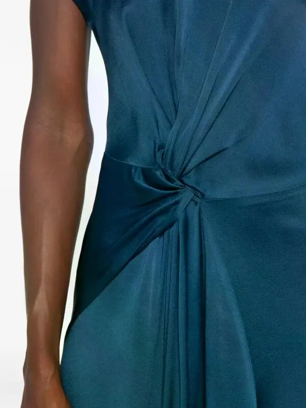 Victoria Beckham Midi Aria Twist-detail Dress