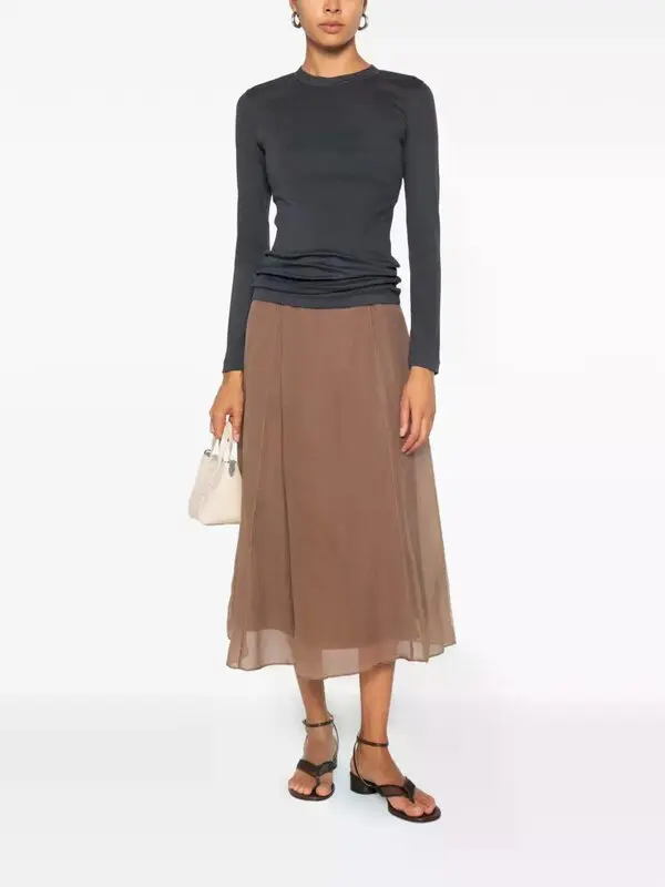 Brunello Cucinelli Monili-trim Long-sleeve T-shirt