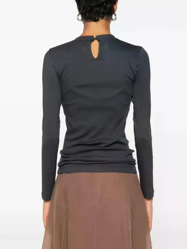 Brunello Cucinelli Monili-trim Long-sleeve T-shirt